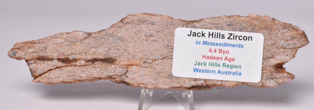ZIRCON, Metaconglomerate Narryer Gneiss Slice, Jack Hills, Australia S ... ZIRCON, Metaconglomerate Narryer Gneiss Slice, Jack Hills, Australia S ...