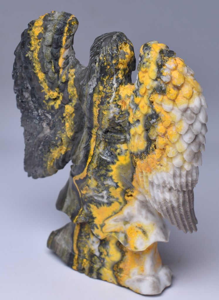 BUMBLEBEE JASPER ANGEL CARVING P571 – Crystal World Exhibition Centre ...